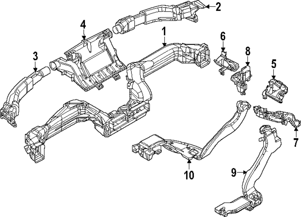 KBB3-60-120 - Defroster Nozzle 2024 Mazda CX-90 | Florida Mazda Parts