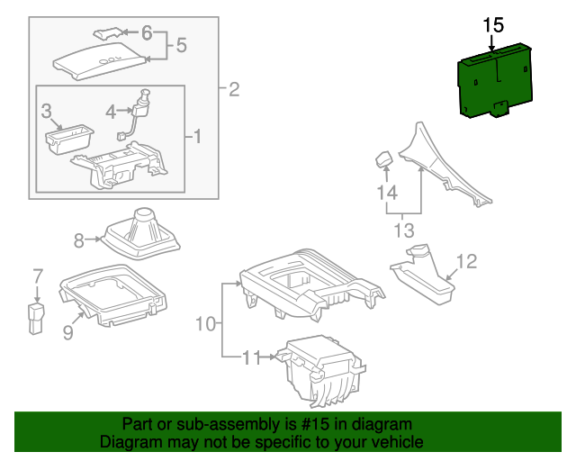 2006-2014 Lexus Switch 84751-30190 | OEM Parts Online