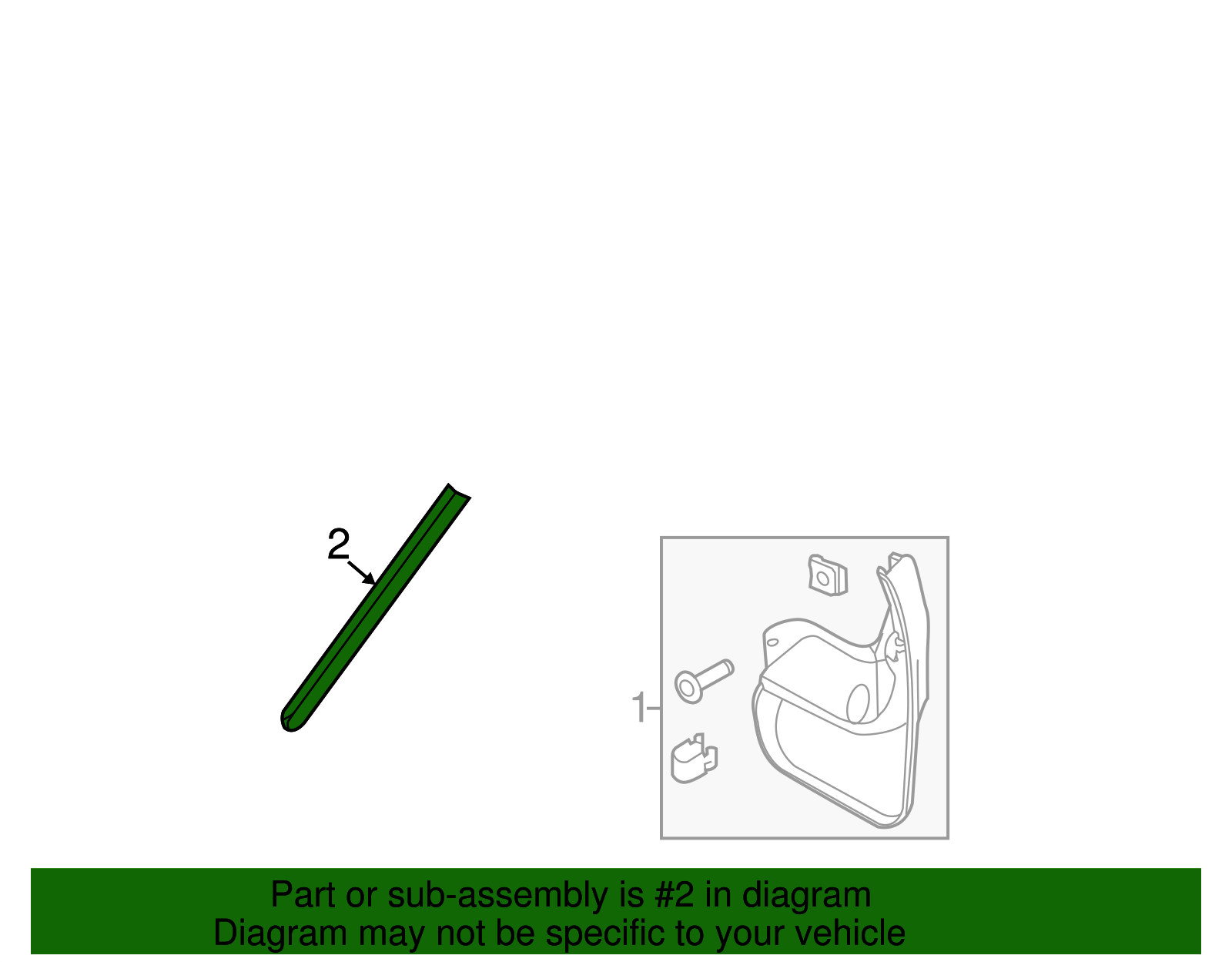 Genuine OEM Ford Part - Stone Guard BM5Z-19E523-H | Genuine OEM Ford ...