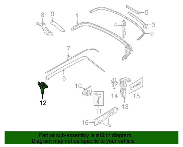 2005-2008 Mini Cooper Plate 54-34-7-079-881 | Shop OEM MINI Parts