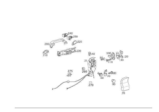 2003-2009 Mercedes-Benz Bearing Bracket 209-760-01-34 | Mercedes-Benz Parts