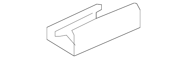 52107408214 - Ft End Track Cover 2016-2023 BMW | Genuine BMW Parts