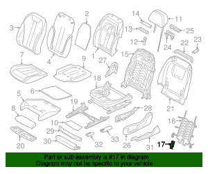 52107314219 - 2016-2020 BMW Support Spring Retainer (52-10-7-314-219 ...