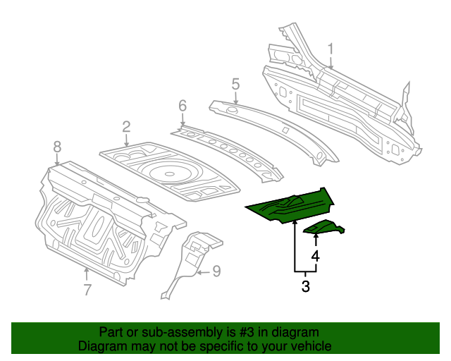 219-640-02-48 - Extension 2006-2011 Mercedes-Benz | Mercedes-Benz USA Parts