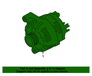 12-31-7-591-532 - Alternator 2011-2012 BMW | AutoNationParts.com