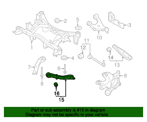 20250FL00A - Trailing Arm - 2017-2023 Subaru Impreza | Select Subaru Parts