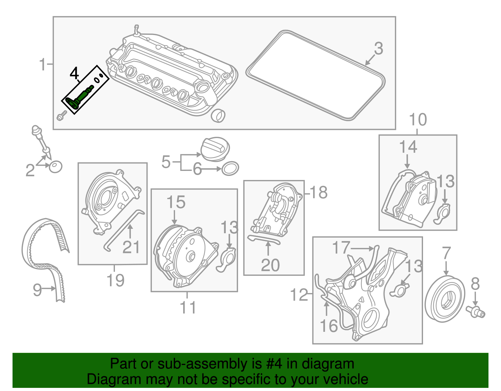 17130-RCA-A02 - 2003-2025 Honda - Valve Assembly PCV | Honda Parts Cheap