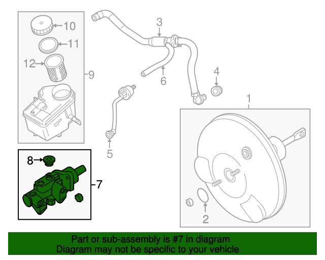 34317838638 - 2003-2008 BMW Master Cylinder (34-31-7-838-638) | BMW of ...