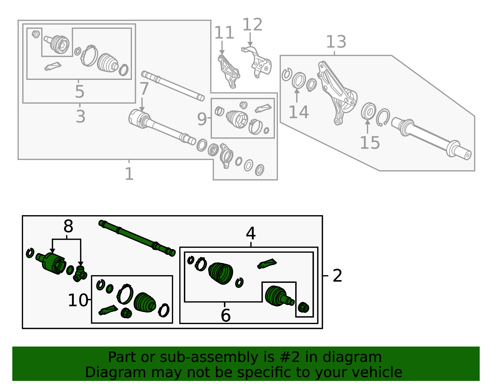 44306-T6Z-A21 - Drive Shaft Assembly L - 2020 Honda Ridgeline | Honda Parts Cheap