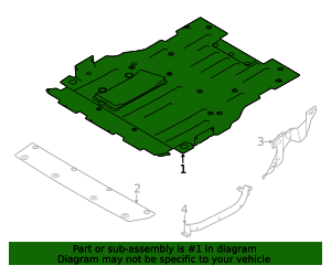 Genuine OEM Center Shield Part# LR135638 Fits 2020-2023 Land Rover: Up ...