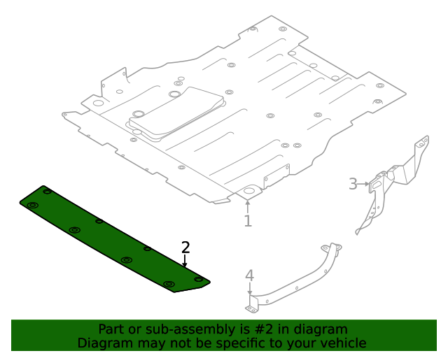2020-2023 Land Rover Discovery Sport Front Plate LR127793 | OEM Parts ...