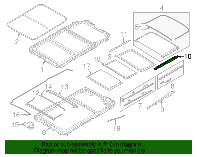 Genuine BMW 54-10-7-342-845 | Side Cover | FREE Shipping on Most Orders ...