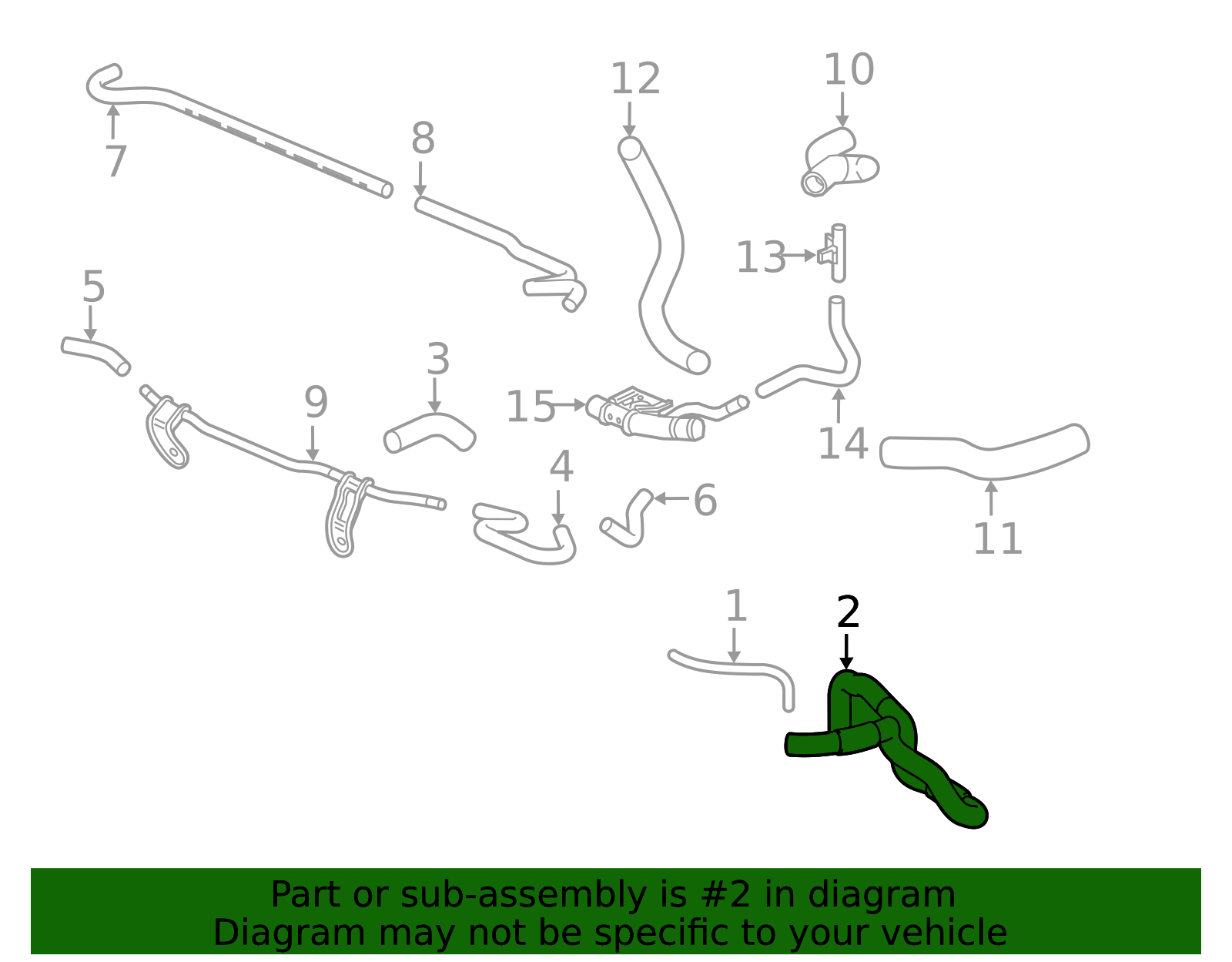19107-5BA-A10 - Hose A Expansion Tank Outlet - 2017-2020 Honda Civic ...