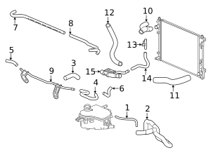 19503-5BA-A10 - Lower Pipe 2017-2021 Honda Civic | Honda Parts Online