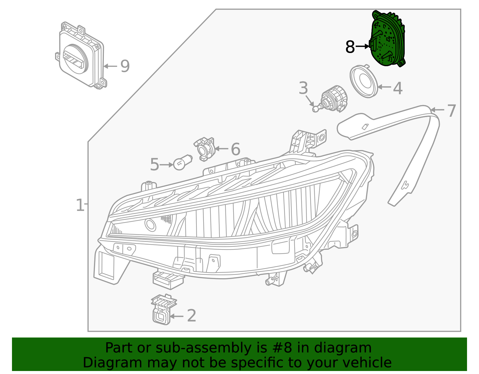2021-2023 Volkswagen ID.4 Led Unit 11A-941-479-C | QuirkParts