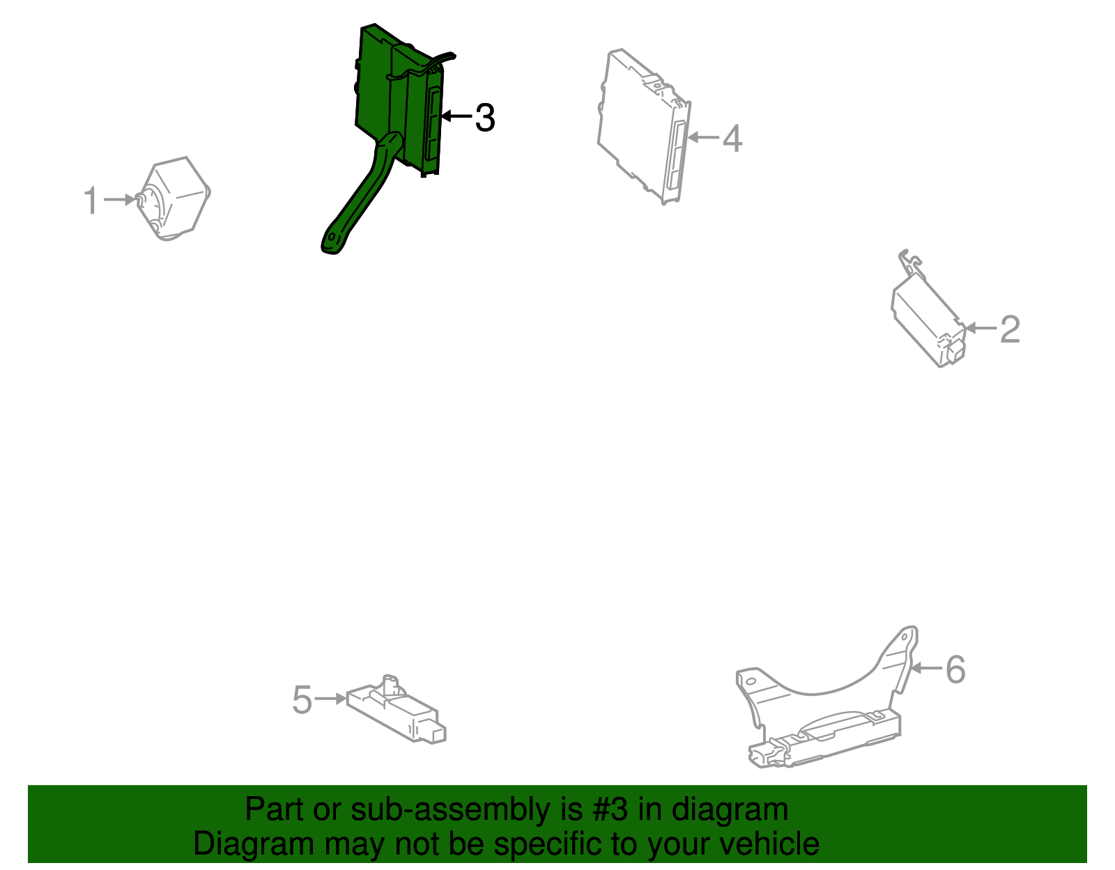 2015-2017 Toyota Camry 2015-2017 Toyota Camry - Keyless Entry Module ...