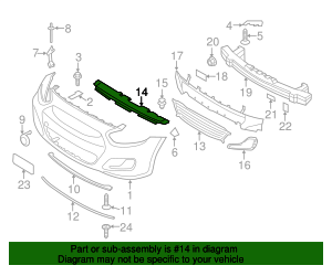 2012-2017 Hyundai Accent Radiator Support Access Cover 86352-1R000 ...