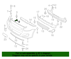 2012-2017 Hyundai Accent Inner Bracket 86555-1R000 | OEM Parts Online