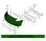 2012-2013 Hyundai Accent Bumper Cover 86511-1R000 | QuirkParts