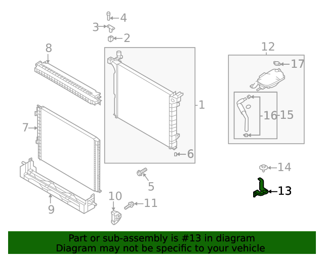 Genuine Bracket Assembly for 2021-2024 Genesis | Part# 46730-T1100 ...