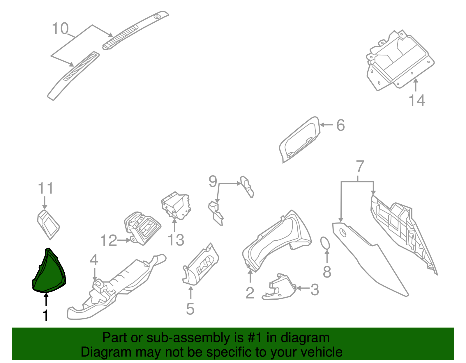 2013-2019 Nissan Sentra Side Cover 68499-3YU0A | ZEIGLER NISSAN OF ...