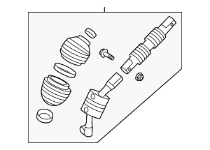 85153846 - Intermediate Steering Shaft 2019-2023 GM | AutoNationParts.com