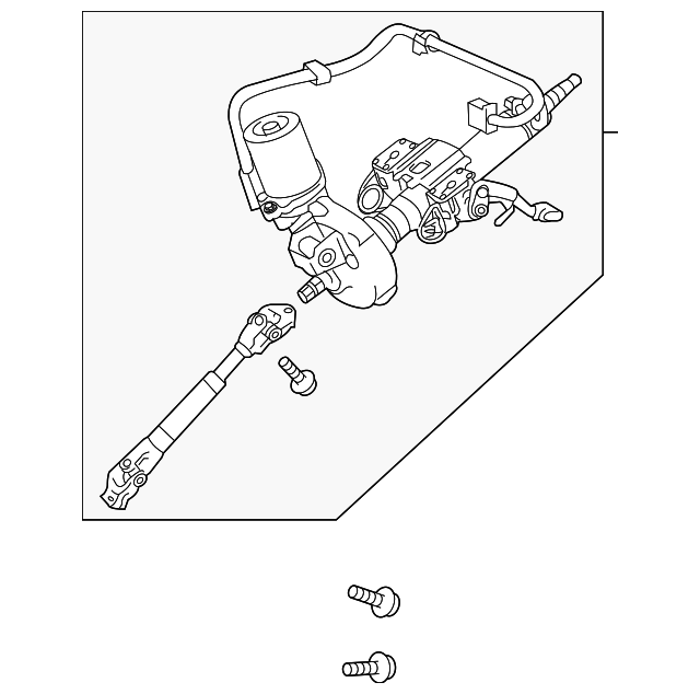2010-2015 Toyota Steering Column 45250-47230 | Retail Performance Auto ...