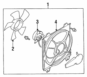 Fan Parts | Mitsubishi Parts | Auto Parts