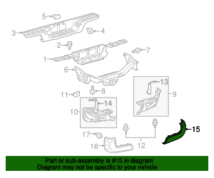 52155-04050 - Bumper Cover 2016-2023 Toyota Tacoma | AutoNationParts.com
