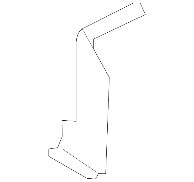 2016-2023 Toyota Tacoma End Support Cover 52165-04010 | Toyota Parts Center