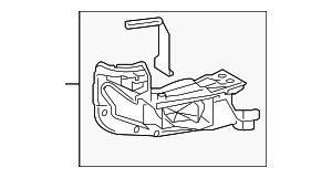 52154-04010 - 2016-2023 Toyota Tacoma - Bumper Cover Support Rail (Left ...