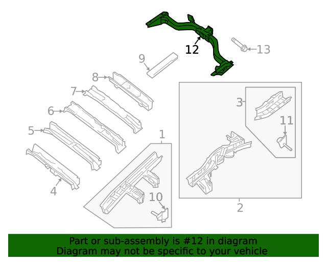 2013-2023 Nissan Pathfinder Trailer Hitch 51170-6TA0A | OEM Parts Online