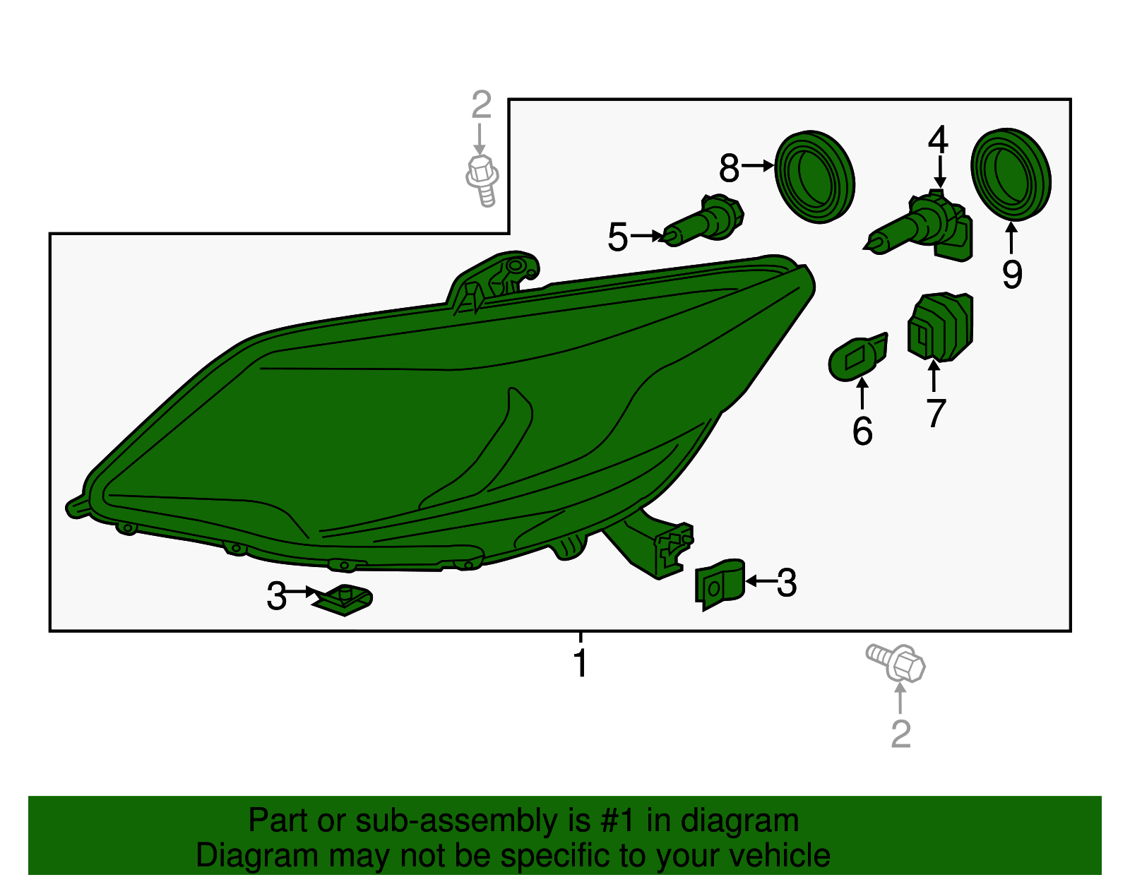33150-TS8-A51 - Composite Assembly 2014-2015 Honda Civic | Honda Parts ...