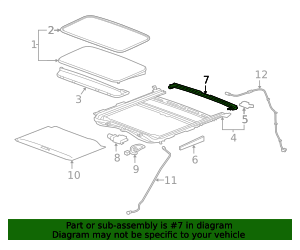84581149 - Sunroof Drip Rail - 2019-2023 GM | Findlay Part