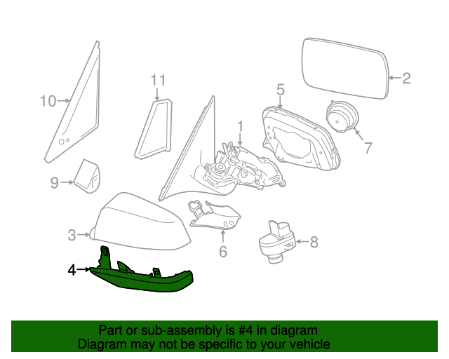 51167308648 - 2011-2018 BMW Lower Cover (51-16-7-308-648) | BMW of ...