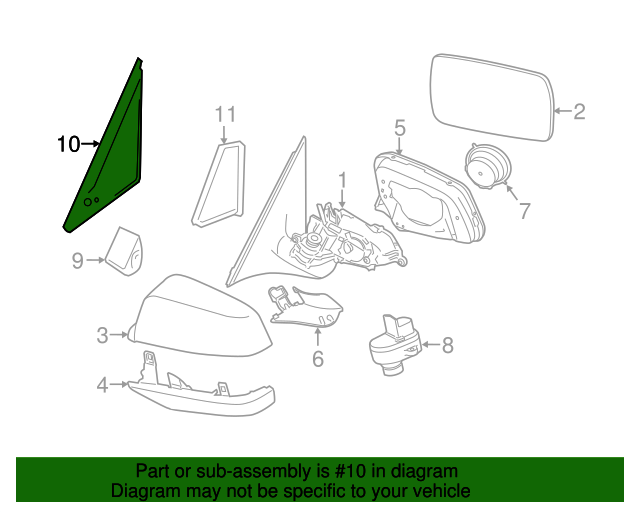 51337329754 - 2012-2016 BMW Outer Seal (51-33-7-329-754) | BMW of South ...