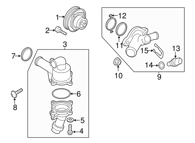 2012-2013 Audi Seal 03C-121-665 | Audi USA Parts