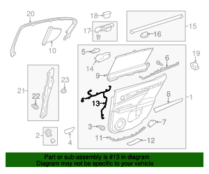 2013-2020 Lexus Harness 82154-30631 | OEM Parts Online