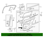90467-09203 - Door Trim Panel Clip For 2002-2021 Lexus | Lexus OE Parts