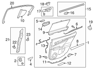 90467-09203 - Door Trim Panel Clip 2002-2024 Lexus | Longo Lexus Parts