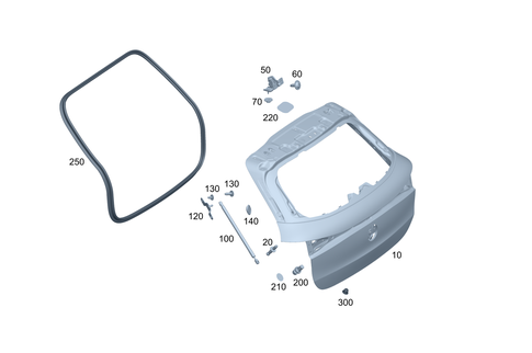 Rear-End Door for 2024 Mercedes-Benz EQB 350 | Mercedes-Benz USA Parts