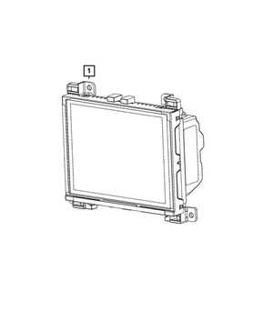 68472632AH - Multi Media Radio 2021-2022 Mopar | Mopar Wholesale Parts