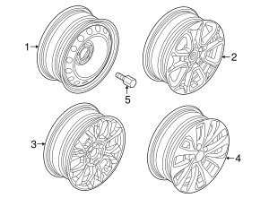 Wheel-Aluminum 6AN65U33AA | Mopar Estores