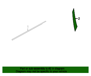 2020-2024 Nissan Armada Applique 802D2-1LA1A | Nissan Parts Plus