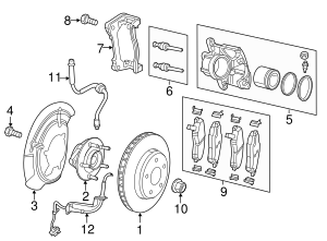 2013-2024 Mopar Axle Nut 06509898AA | Mopar Parts Canada