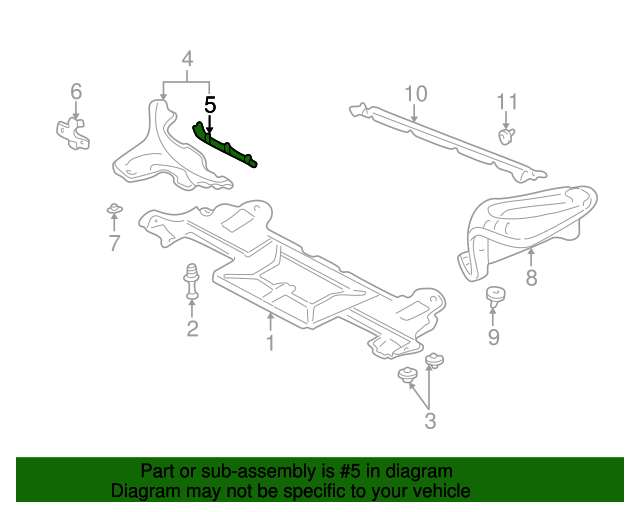 996-504-894-00 - Wheelhouse Trim Rubber Seal 1999-2005 Porsche 911 ...