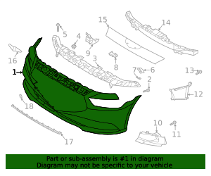 Genuine Cover Front Bumper Upper for 2020-2022 Genesis G90 | Part ...