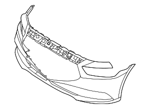 Genuine Cover Front Bumper Upper for 2020-2022 Genesis G90 | Part ...