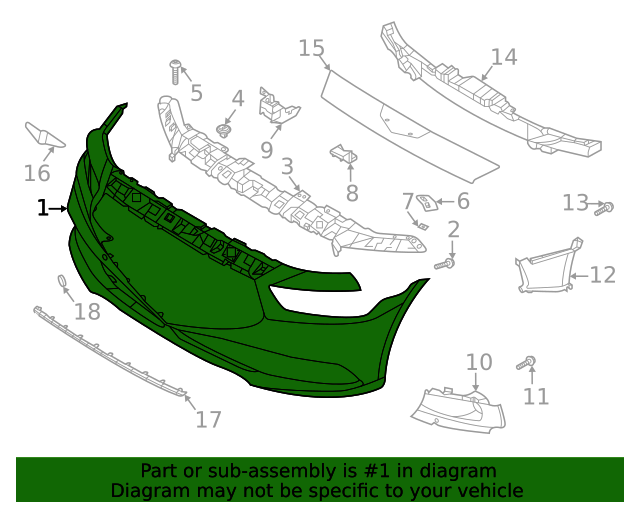 Genuine Cover Front Bumper Upper for 2020-2022 Genesis G90 | Part ...