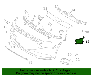 2020-2022 Genesis G90 Duct Assembly 86568-D2500 | OEM Parts Online